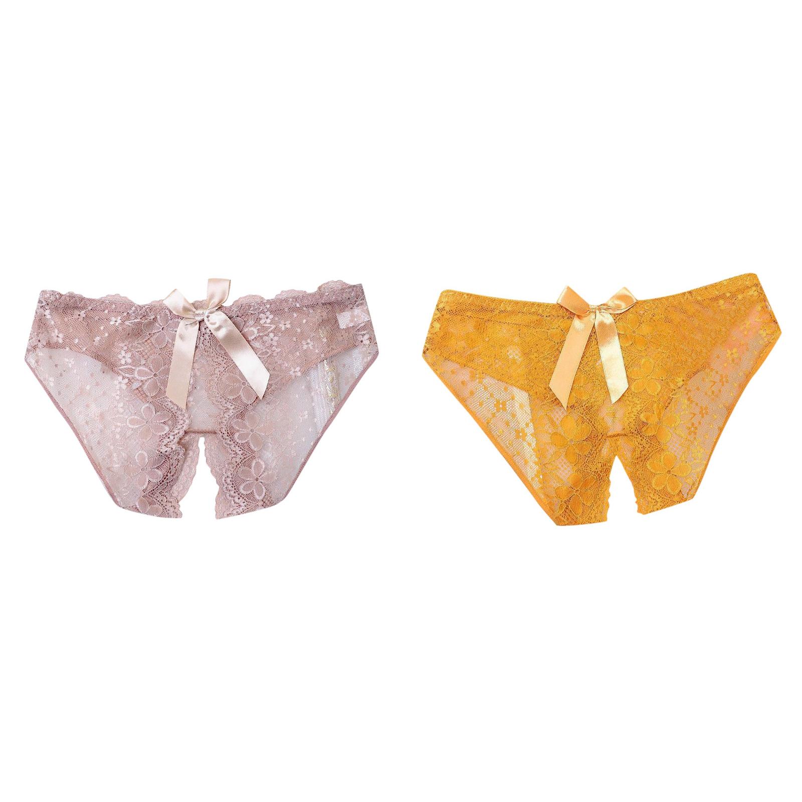 2-Pack,Lace Low Waisted Underwear For Women With High Value Be Careful ...