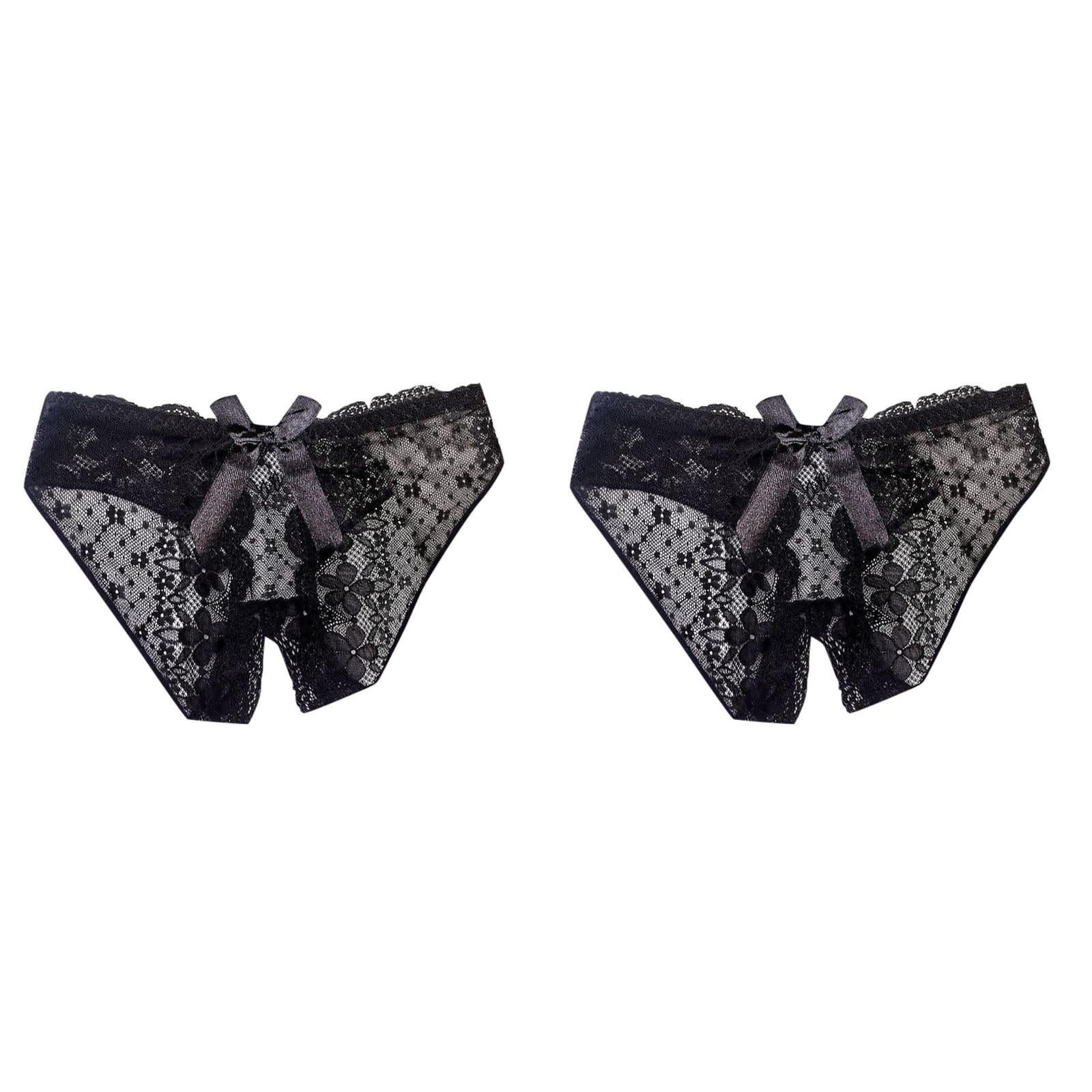 2 Pack,Lace Low Waisted Underwear For Women With High Value Be Careful ...
