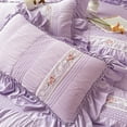 2-Pack Lace Pillow Shams, 100% Cotton Princess Pillowcase Vintage ...