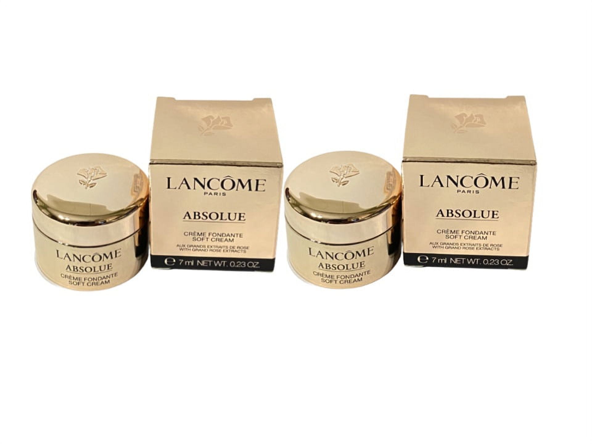 2-Pack Lancome Absolue Soft Cream With Grand Rose Extracts, 0.23oz/7ml x 2 = 0.46 oz / 14 ml ...