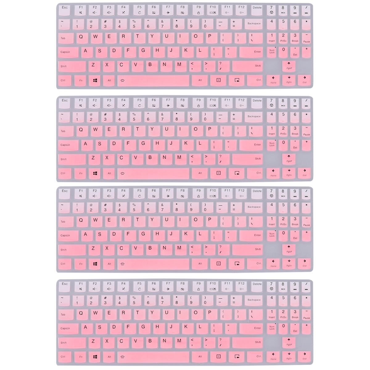 2 Pack Laptop Cooling Pad Individually Molded Keyboard Cover Durable ...