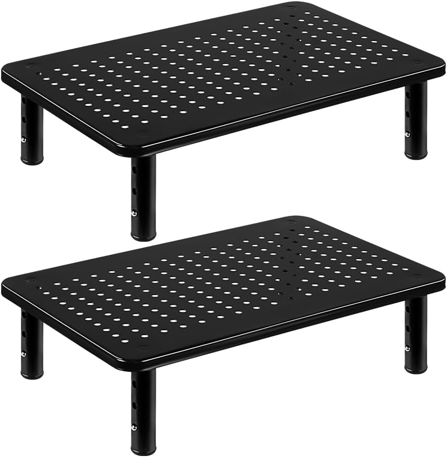 2 Pack Laptop Stand Desk Monitor Stand for Computer Printer Notebook 3 ...