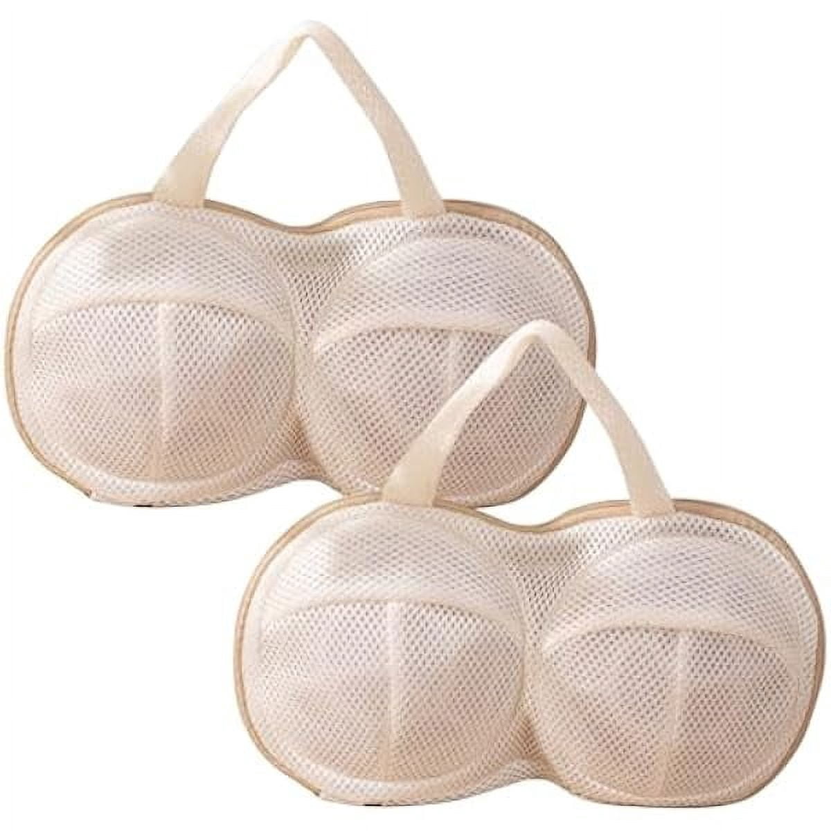 2 Pack Large Bra Washing Bags for Laundry, 3D Protective Bracket Mesh ...