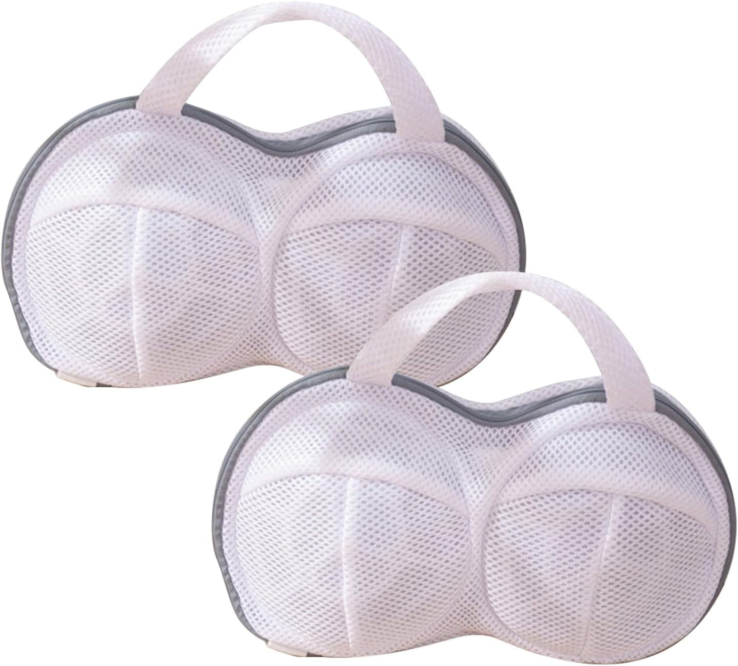 2 Pack Large Bra Washing Bags for Laundry, 3D Protective Bracket Mesh ...