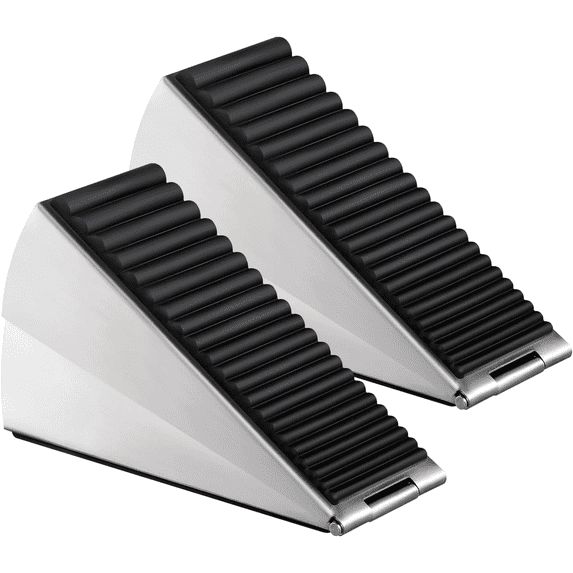 2 Pack Large Door Stopper, Adjustable Spring Large Stopper, 3 Inches ...