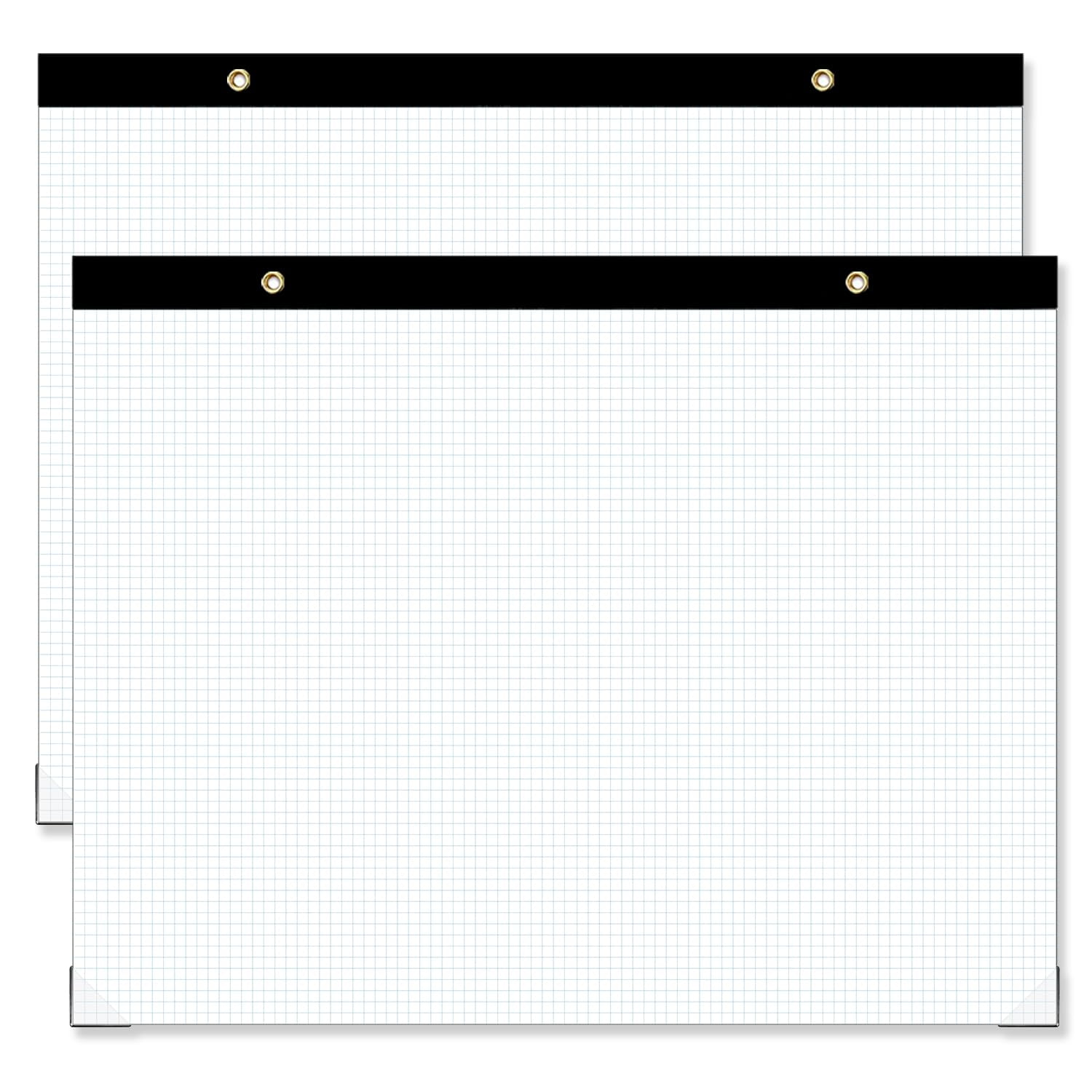 (2 Pack) Large Engineering Graph Paper Pad, 100 Sheets/200 Pages, 22" x ...