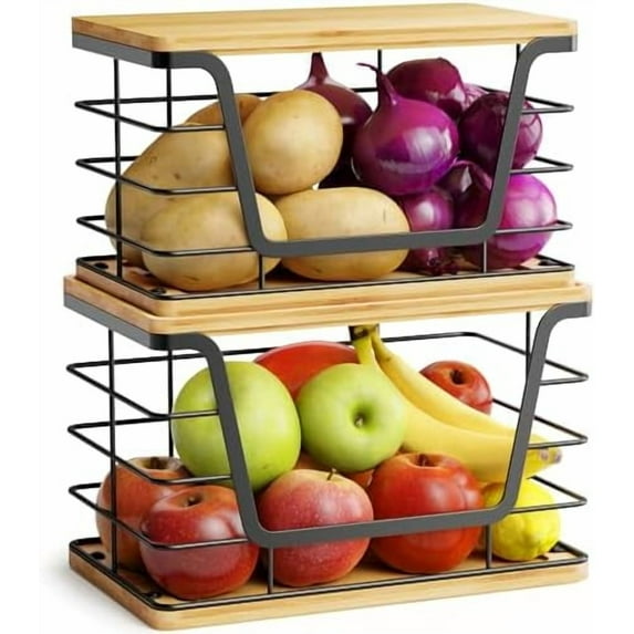 2 Pack Large Garbage Bag Dispenser for 13/30/33 Gallon Bags, Potato and ...