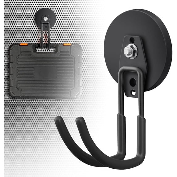 2 Pack Large Hooks for Heavy Duty, 3.5in Neodymium Storage Utility ...