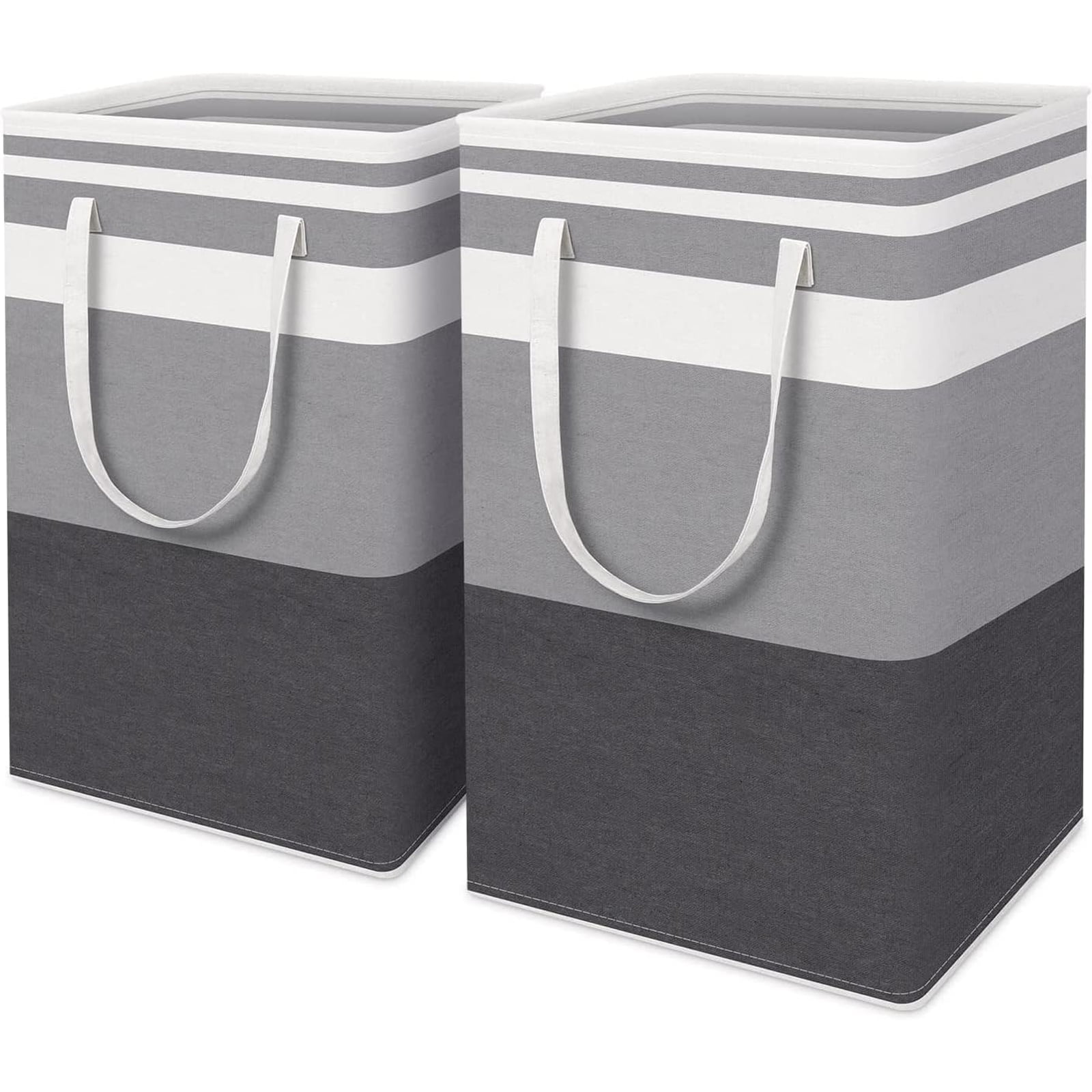 TORIO Laundry Basket, 2-Pack 75L Large Collapsible Laundry Hamper ...