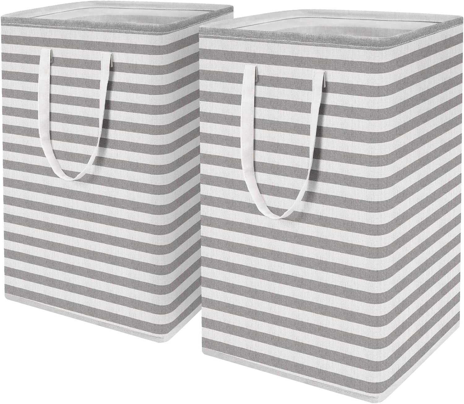 2 - Pack Large Laundry Basket, Waterproof, Freestanding Laundry Hamper ...