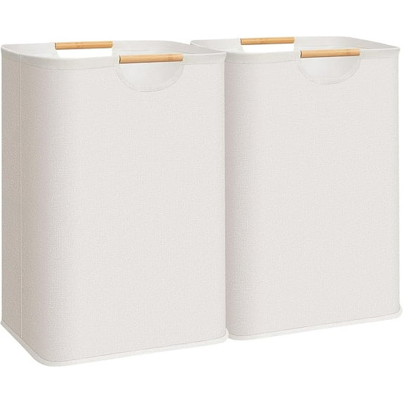 2-Pack Large Laundry Hamper, 80L (21.1 Gal) Collapsible Laundry Basket ...