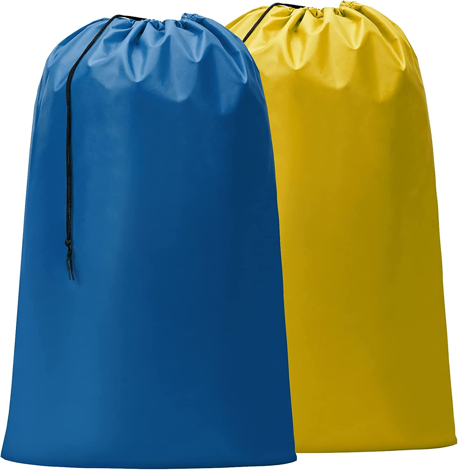 2 Pack Large Nylon Laundry Bag. Machine Washable Large Dirty Clothes ...