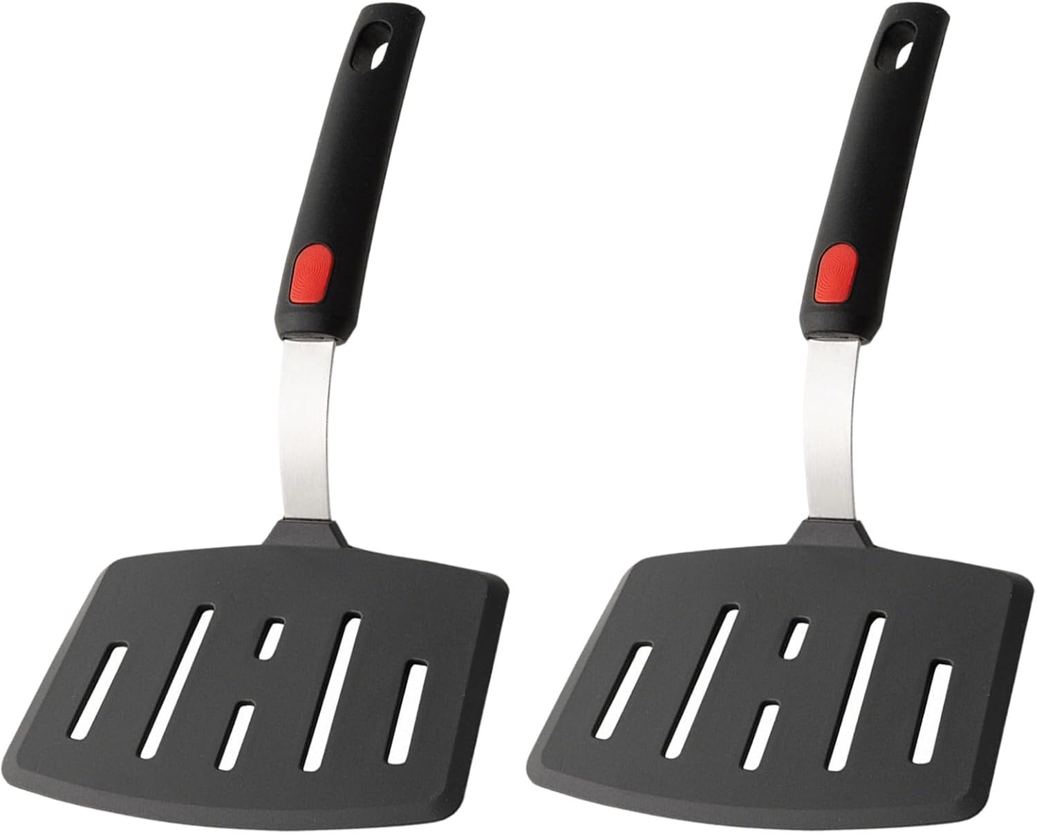2 Pack Large Pancake Spatula Turner for Nonstick Cookware, Extra Wide ...