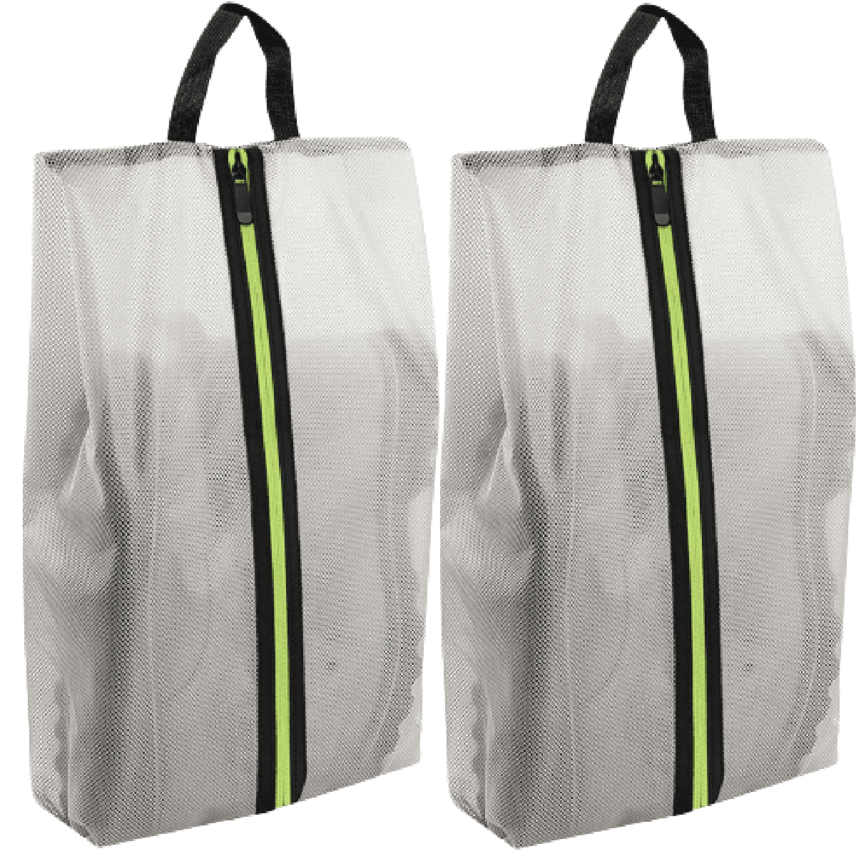 2 Pack Large Shoe Bags for Travel, TRIANU Shoe Pouch with Zipper ...