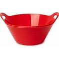 2 Pack Large Snack Bowls 4.9L, Durable Plastic Serving Bowls with ...