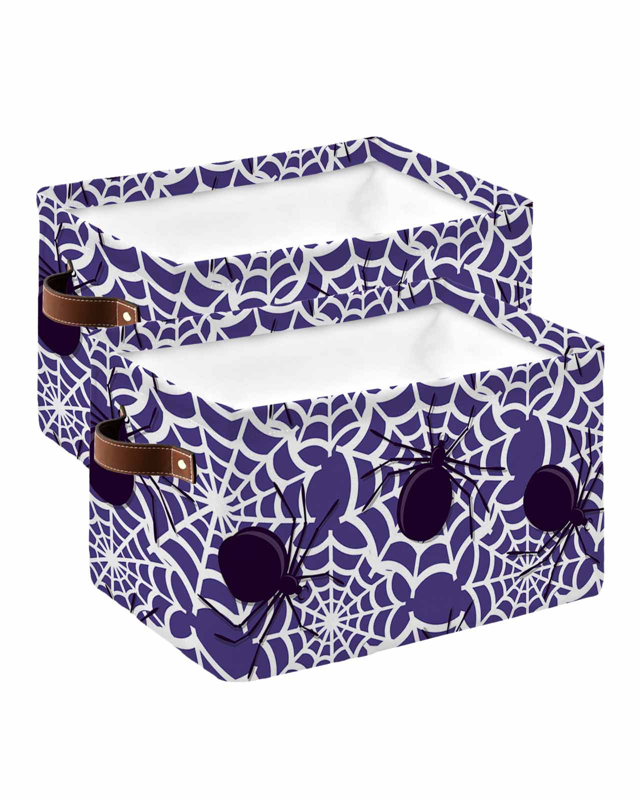 2 Pack Large Storage Baskets Bins Halloween Collapsible Storage Box ...