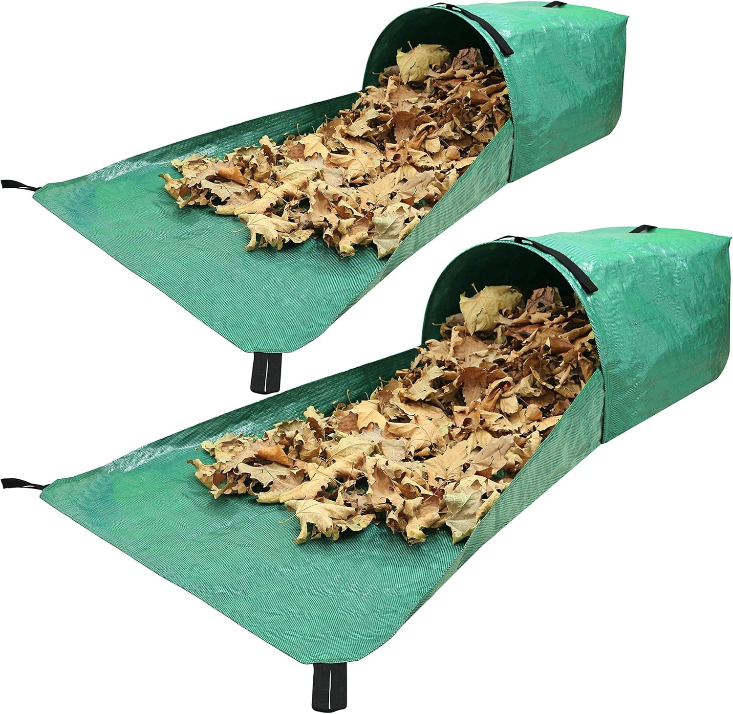 2-Pack Large Yard Dustpan-Type Garden Bag with Traps for Collecting ...
