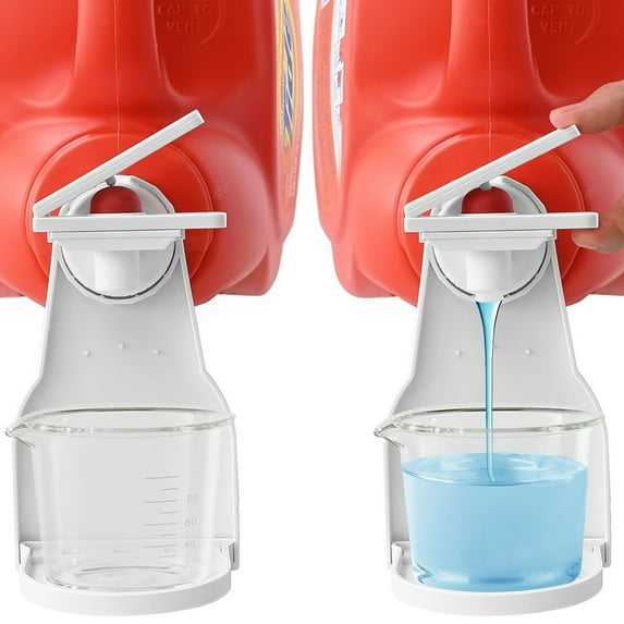 2 Pack Laundry Detergent Dispenser Cup Holder with Clip Laundry Soap ...