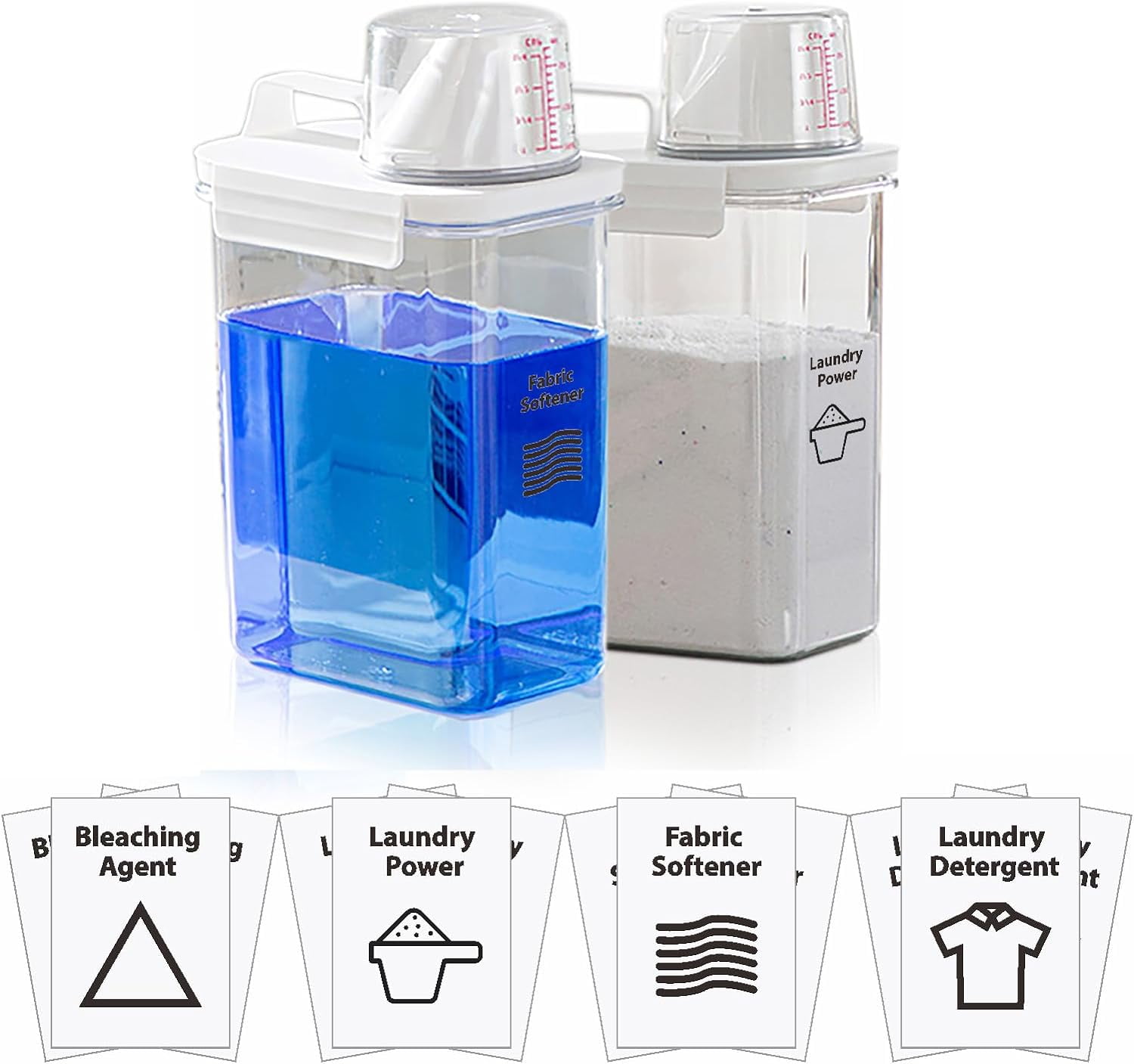 [2 Pack] Laundry Detergent Dispenser For Laundry Room Organization And ...