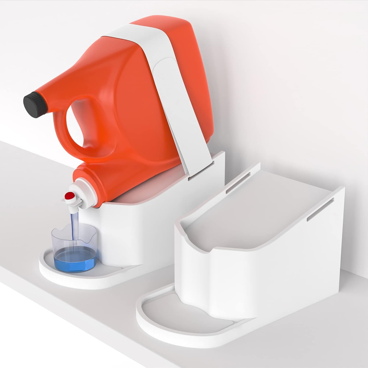 [2 Pack] Laundry Detergent Stand - Laundry Detergent Storage with ...