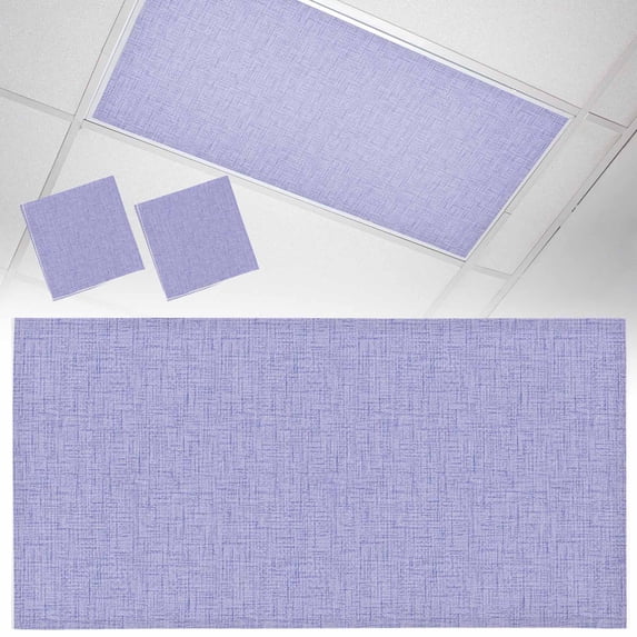 2 Pack Lavender Purple Solid Fluorescent Light Covers for Ceiling ...
