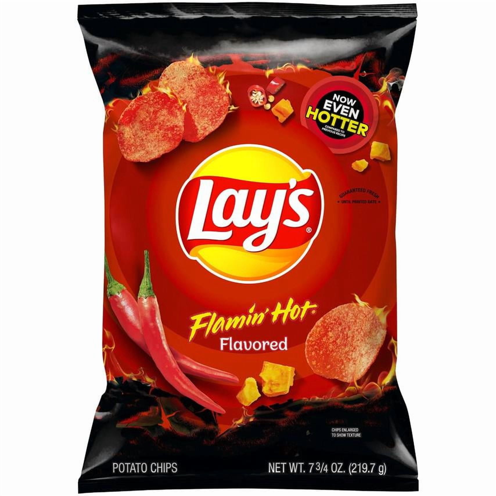 2 Pack Lay's Flamin' Hot Potato Chips - Walmart.com