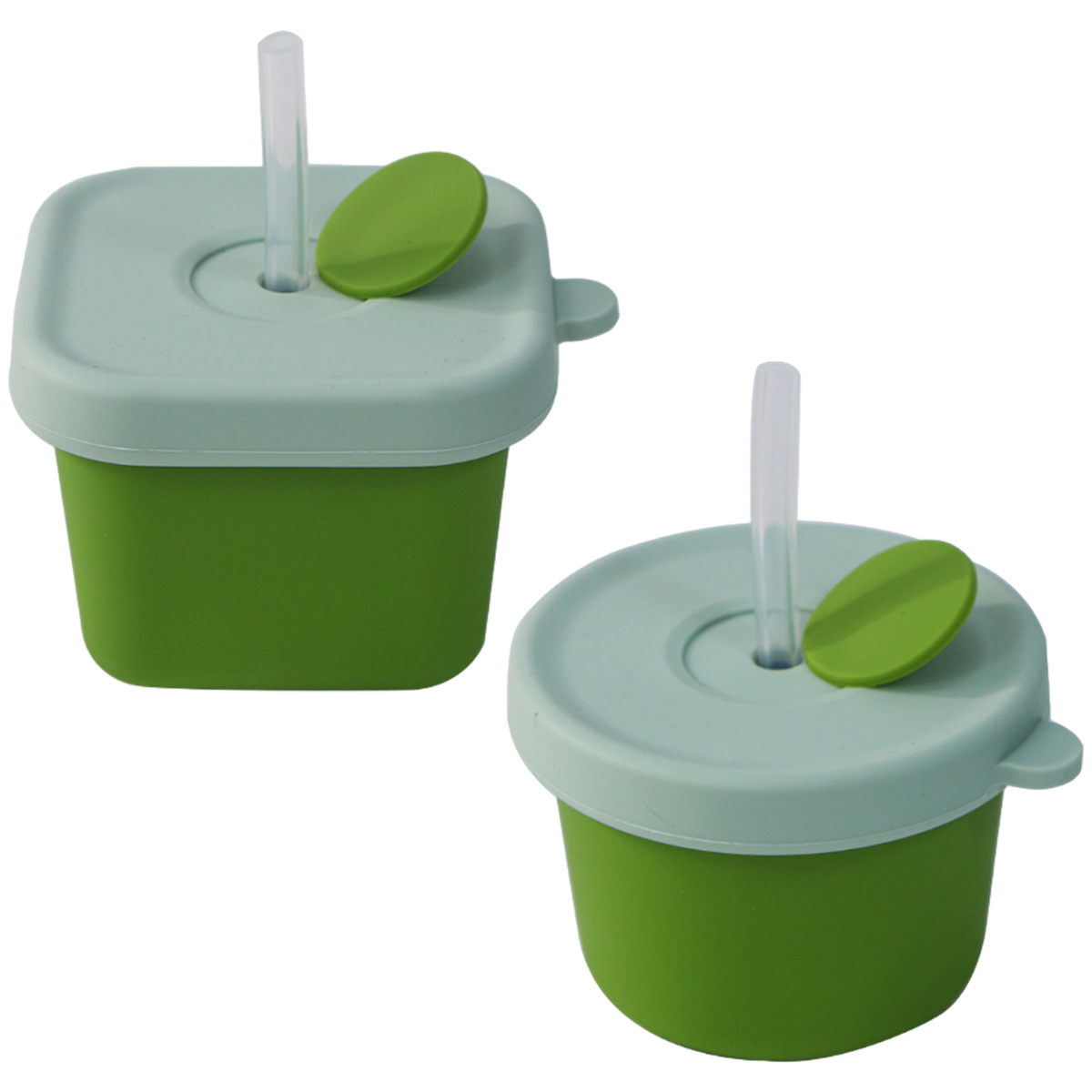 2 Pack | Leakproof Durable Food Grade Silicone Hot & Cold Food Storage ...