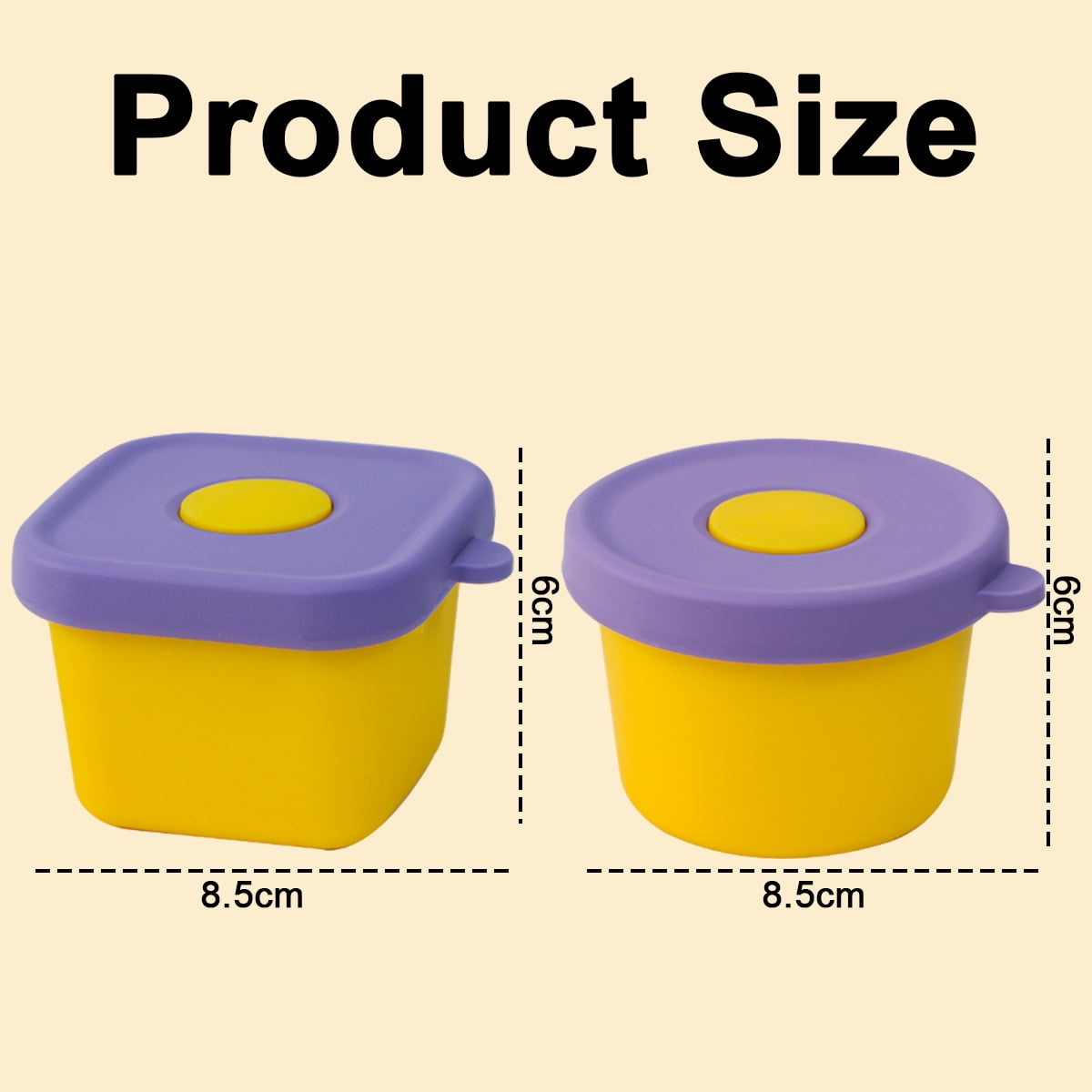 2 Pack | Leakproof Durable Food Grade Silicone Hot & Cold Food Storage ...