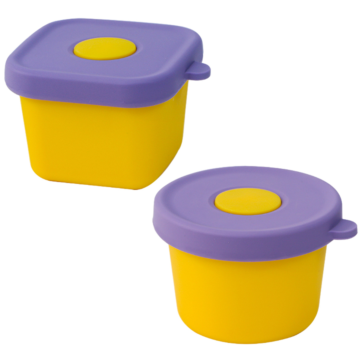 2 Pack | Leakproof Durable Food Grade Silicone Hot & Cold Food Storage ...