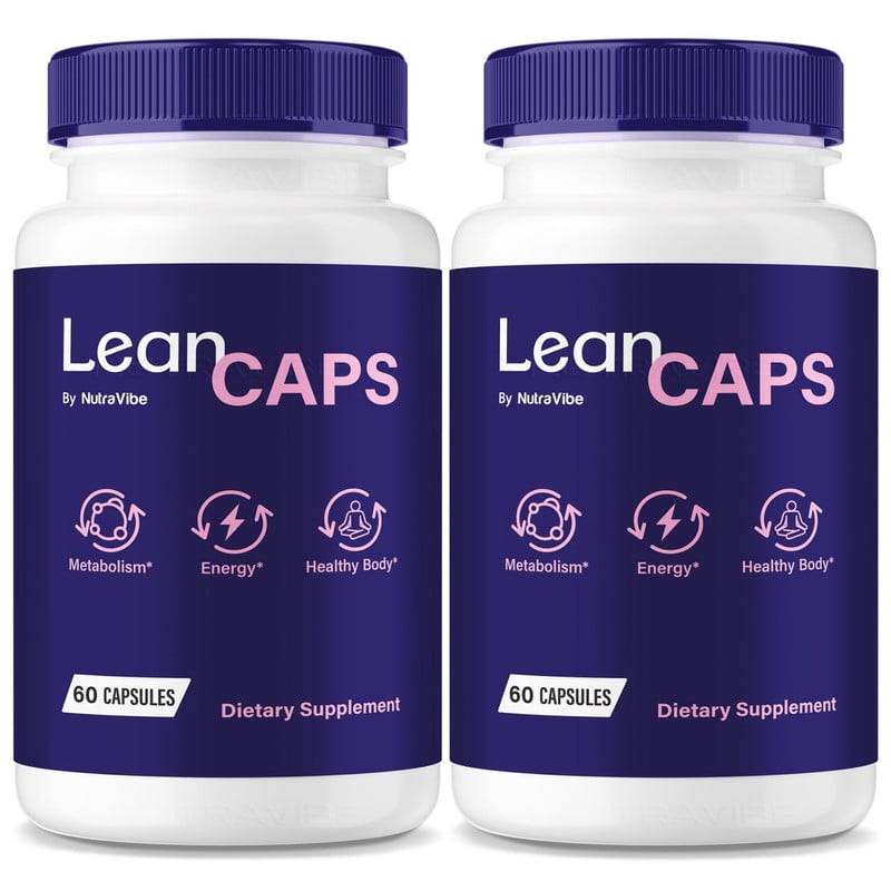 (2 Pack) Lean Caps – Daily Care Formula with a Clean, Natural Blend to ...