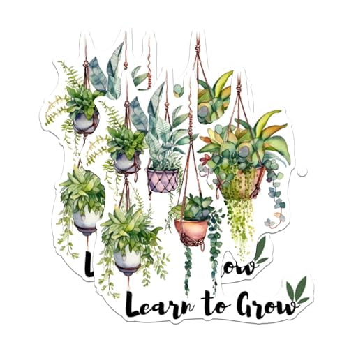 (2 Pack) Learn to Grow Gardener Stickers - Plant Mama Sticker - 5 ...