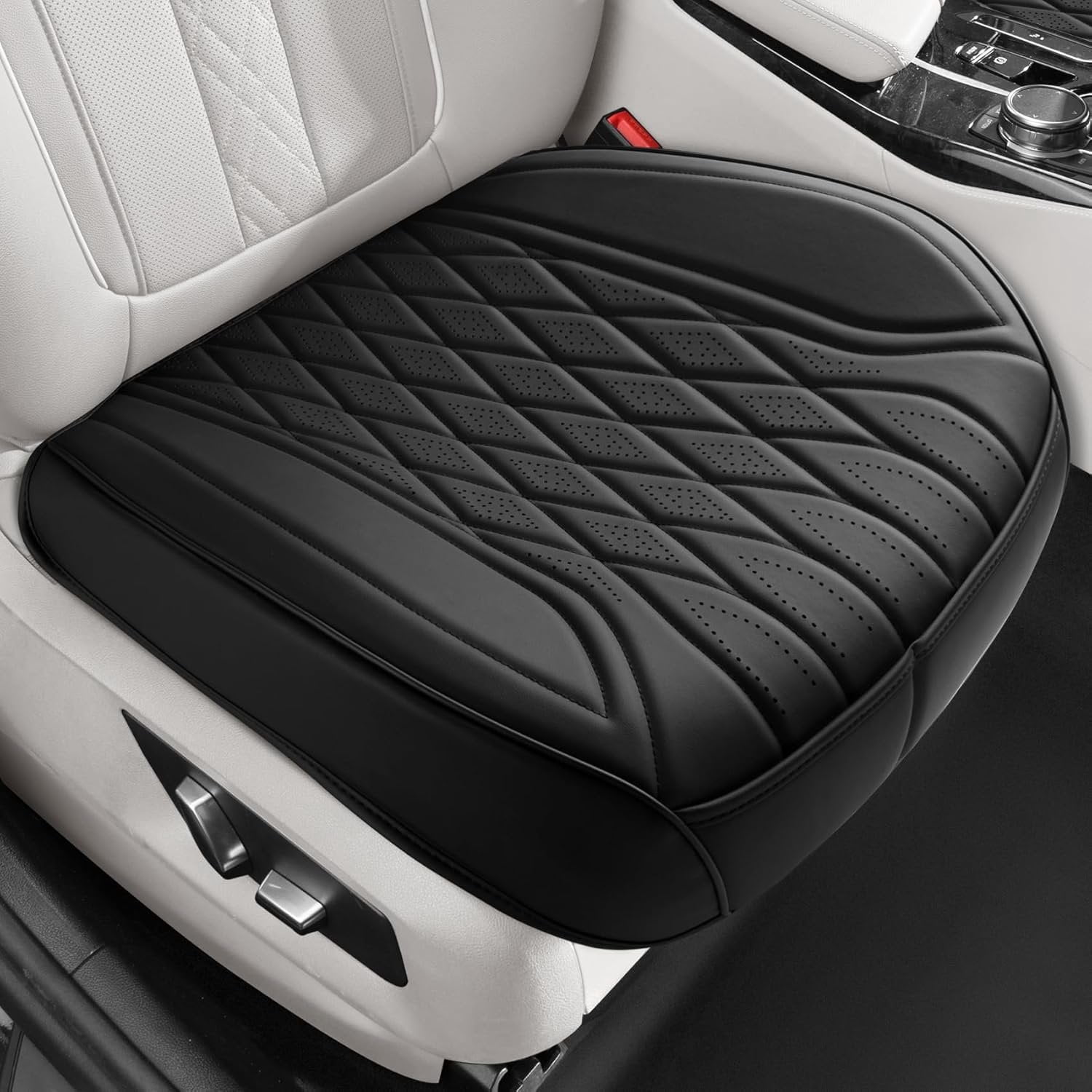 2 Pack Leather Bottom Seat Covers,Front Seat Covers for ,Driver Seat ...
