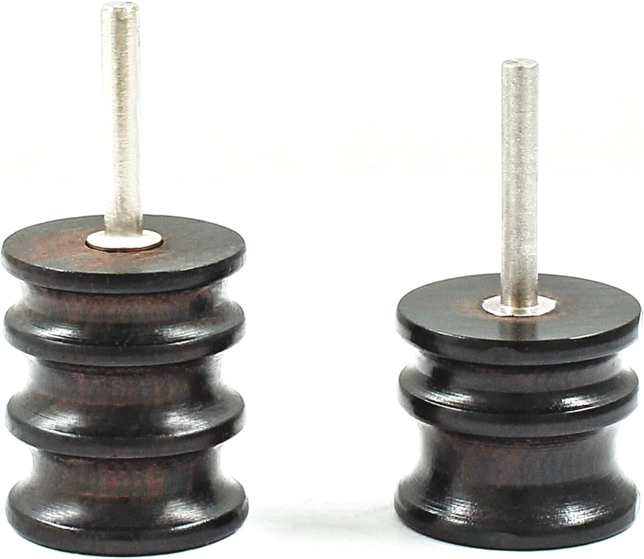 2 Pack Leather Burnishing Tool Edge Burnisher Flat Tip Multi Grooved ...