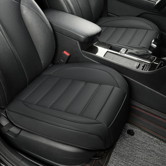 2 Pack Leather Front Car Seat Covers,Bottom Covers for Cars,Driver ...