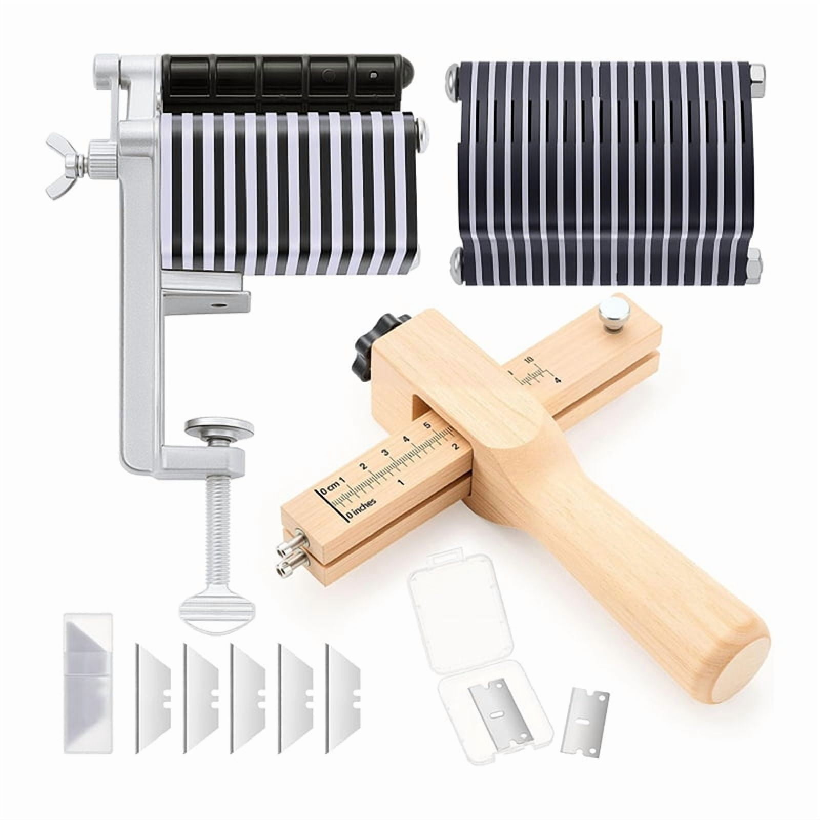 2 Pack Leather Strap Cutter Tools Table Top Lace Cutter with ...