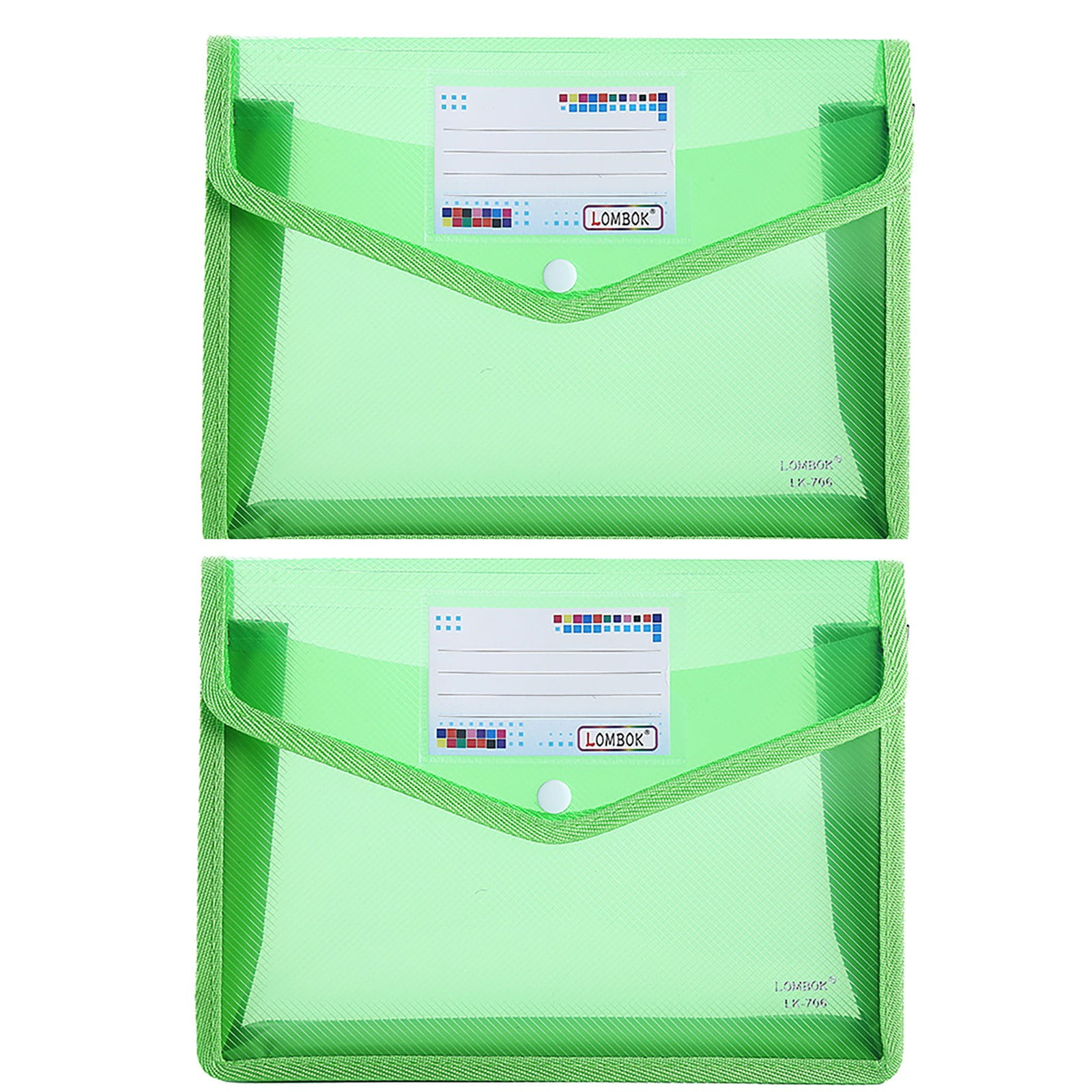2 Pack Legal Size Expandable Folders - Snap Closure Document Organizers ...