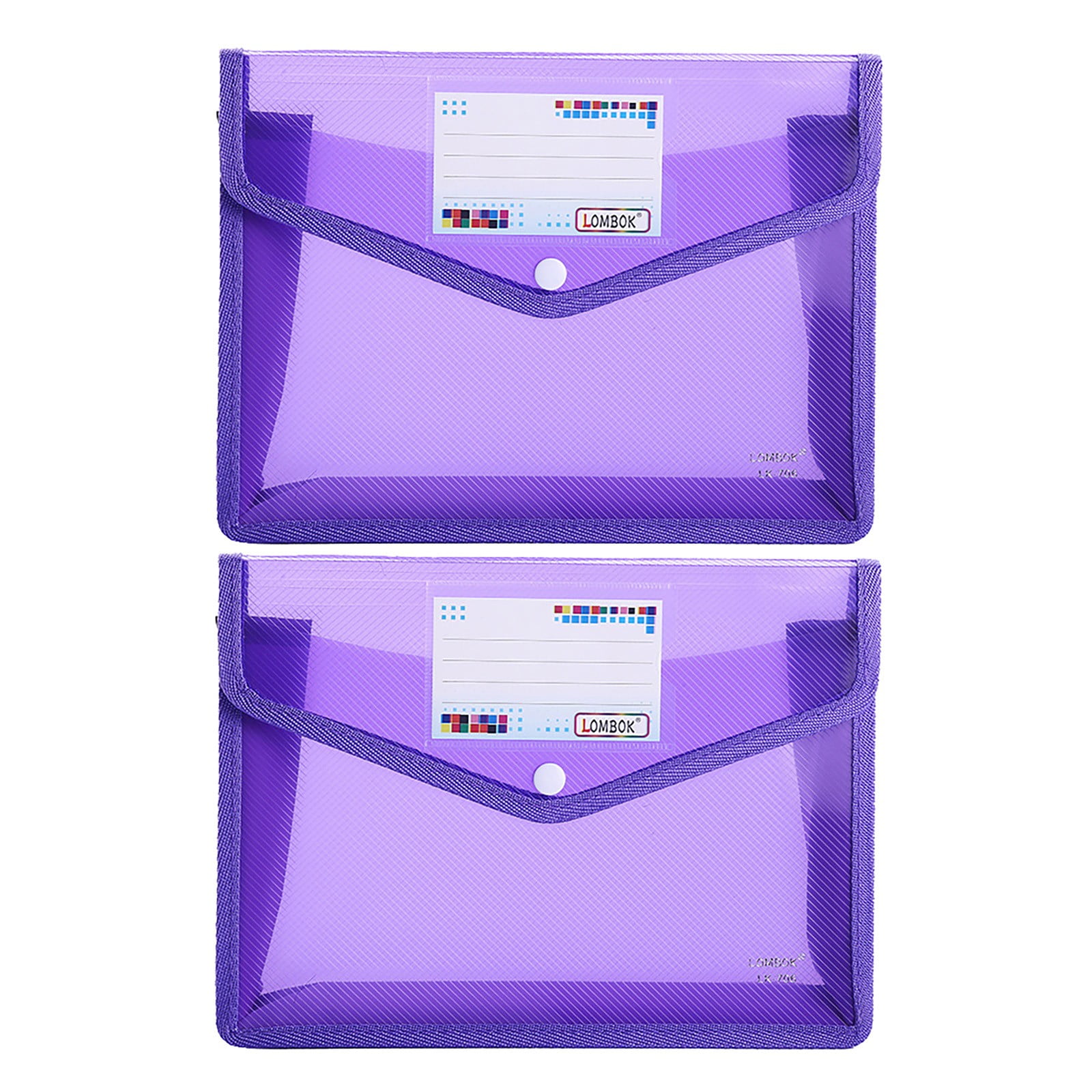 2 Pack Legal Size Expandable Folders - Snap Closure Document Organizers ...