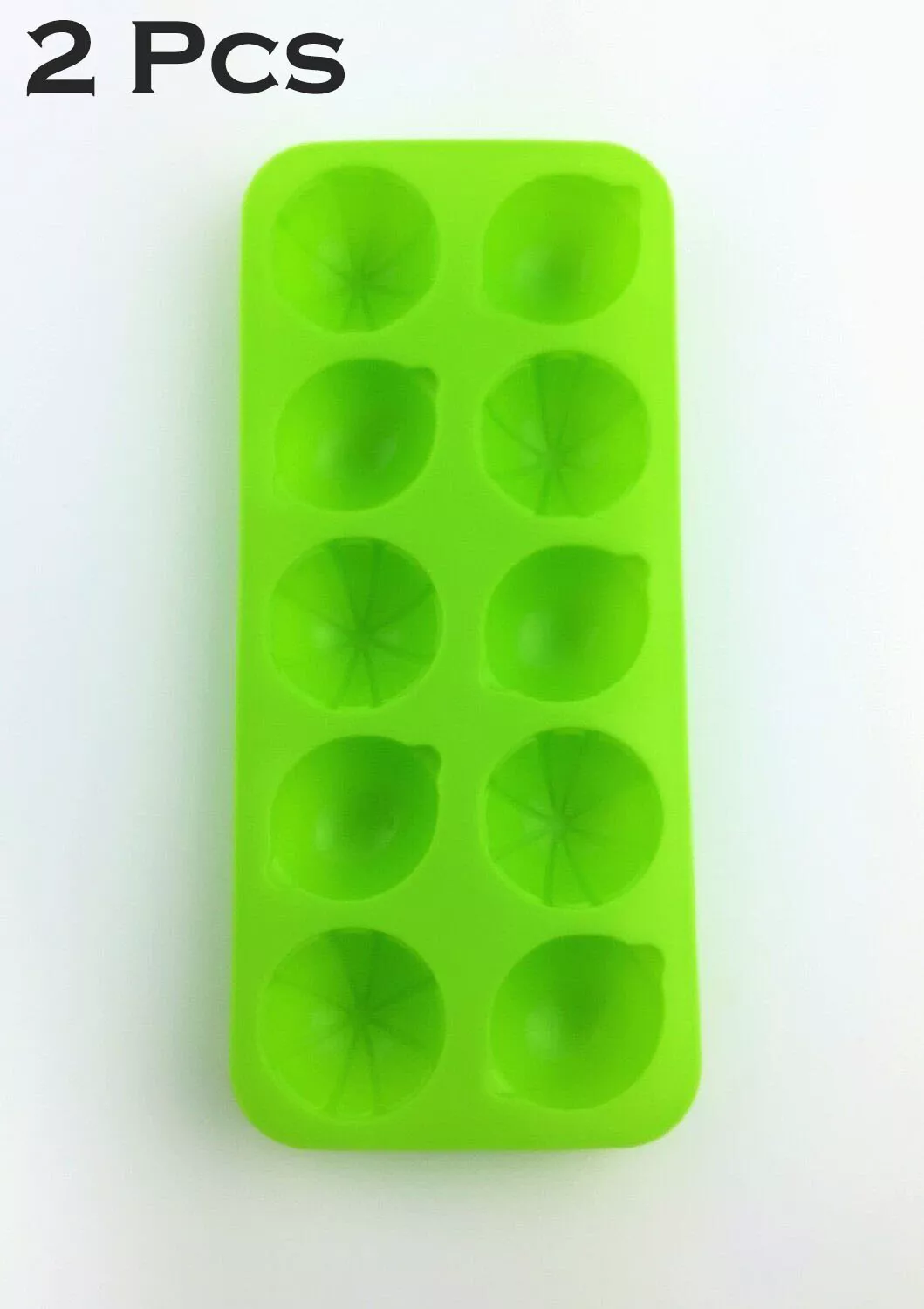 2 Pack Lemon Shape Candy Chocolate Ice Cube Mold Tray, Non-stick Soft ...