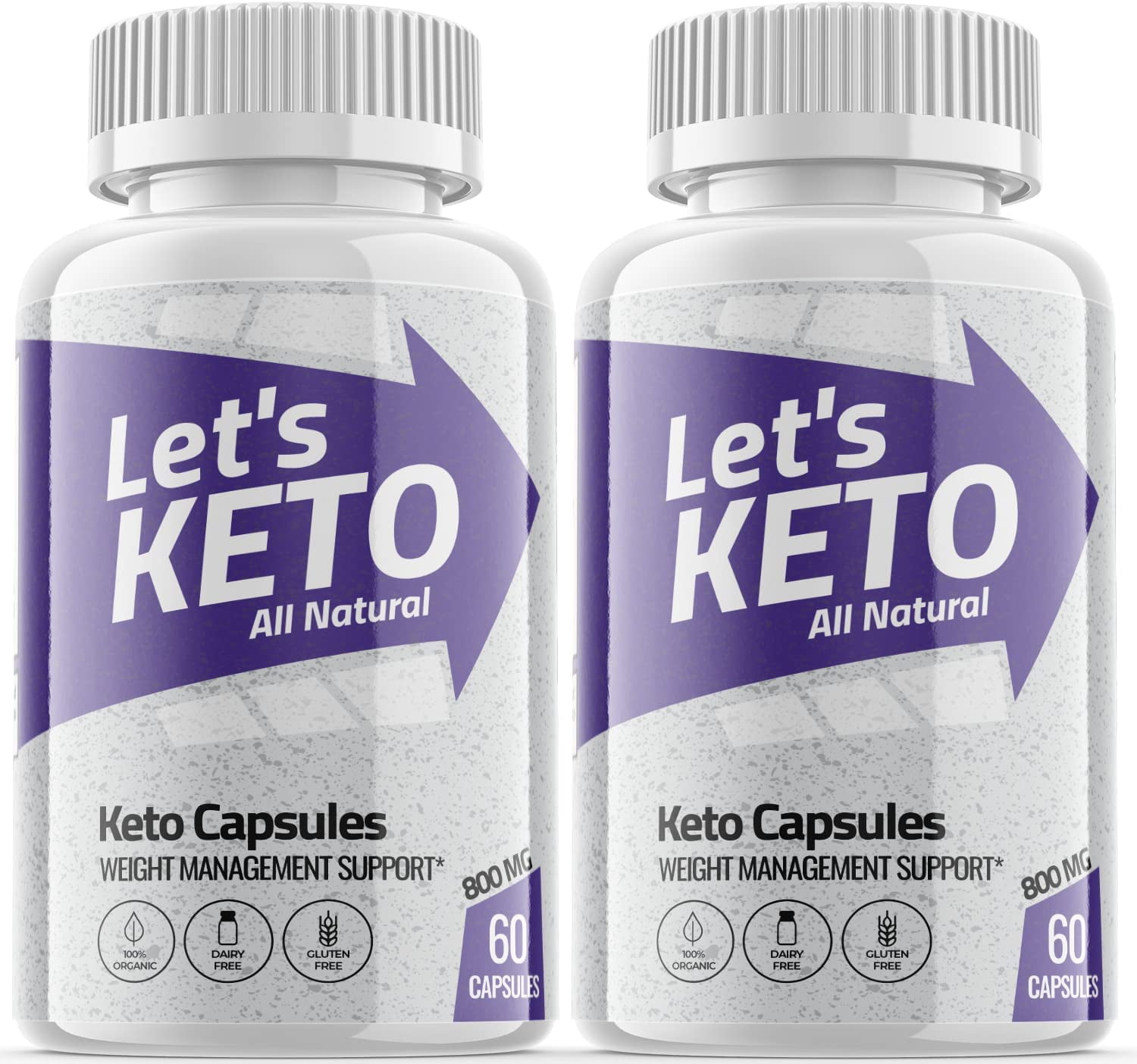 (2 Pack) Let's Keto - Keto Weight Loss Formula - Energy & Focus ...