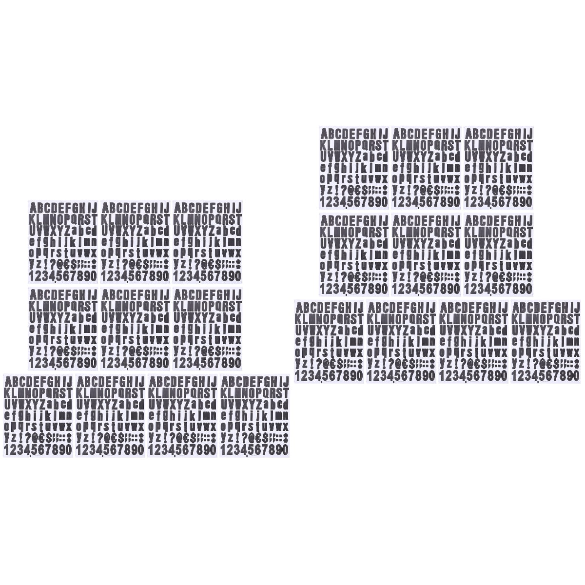 2 Pack Letter Decals Stick on Letters Self-adhesive Sticker Alphabet ...