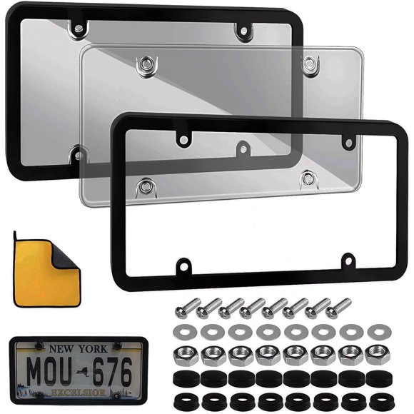 Clear License Plate Covers in License Plate Covers - Walmart.com