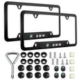 2 Pack License Plate Frames Compatible with BMW, Car License Plate ...