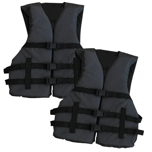 2 Pack Life jacket paddle vest; Coast Guard approved Type III PFD life ...