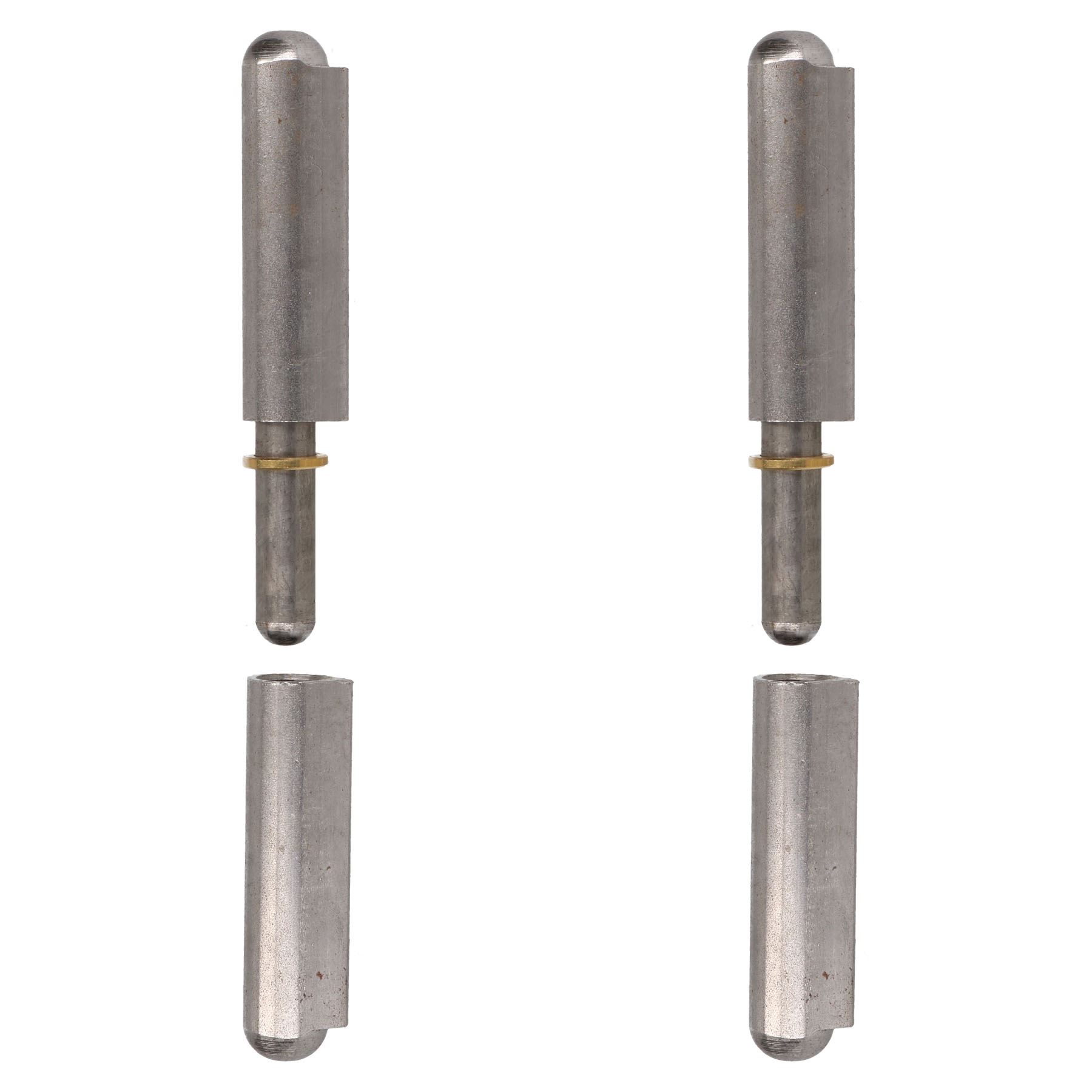 2 Pack Lift Off Bullet Hinge Weld On Brass Bush 20x180mm Heavy Duty ...