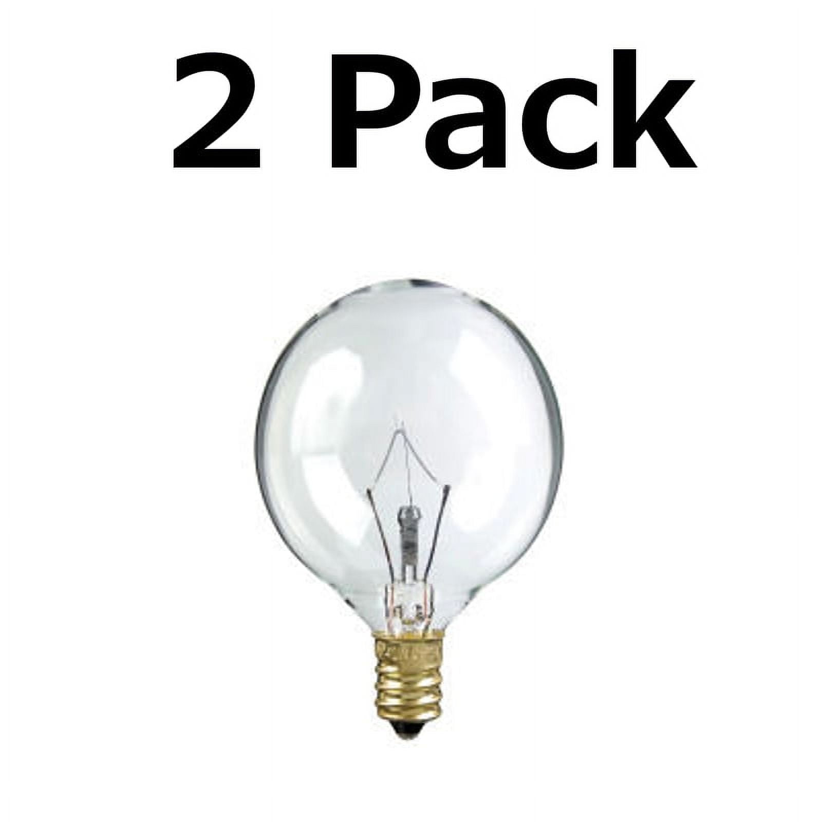 Scentsy 2 Pack Light Bulb, 25 Watt 130 Volt, Fits Large Wax Diffusers ...