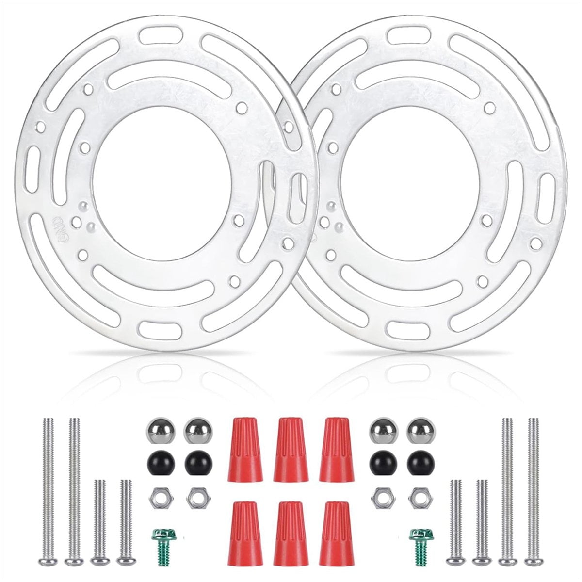 2 Pack Light Fixture Mounting Brackets, Ceiling Plate, Wall Mount ...