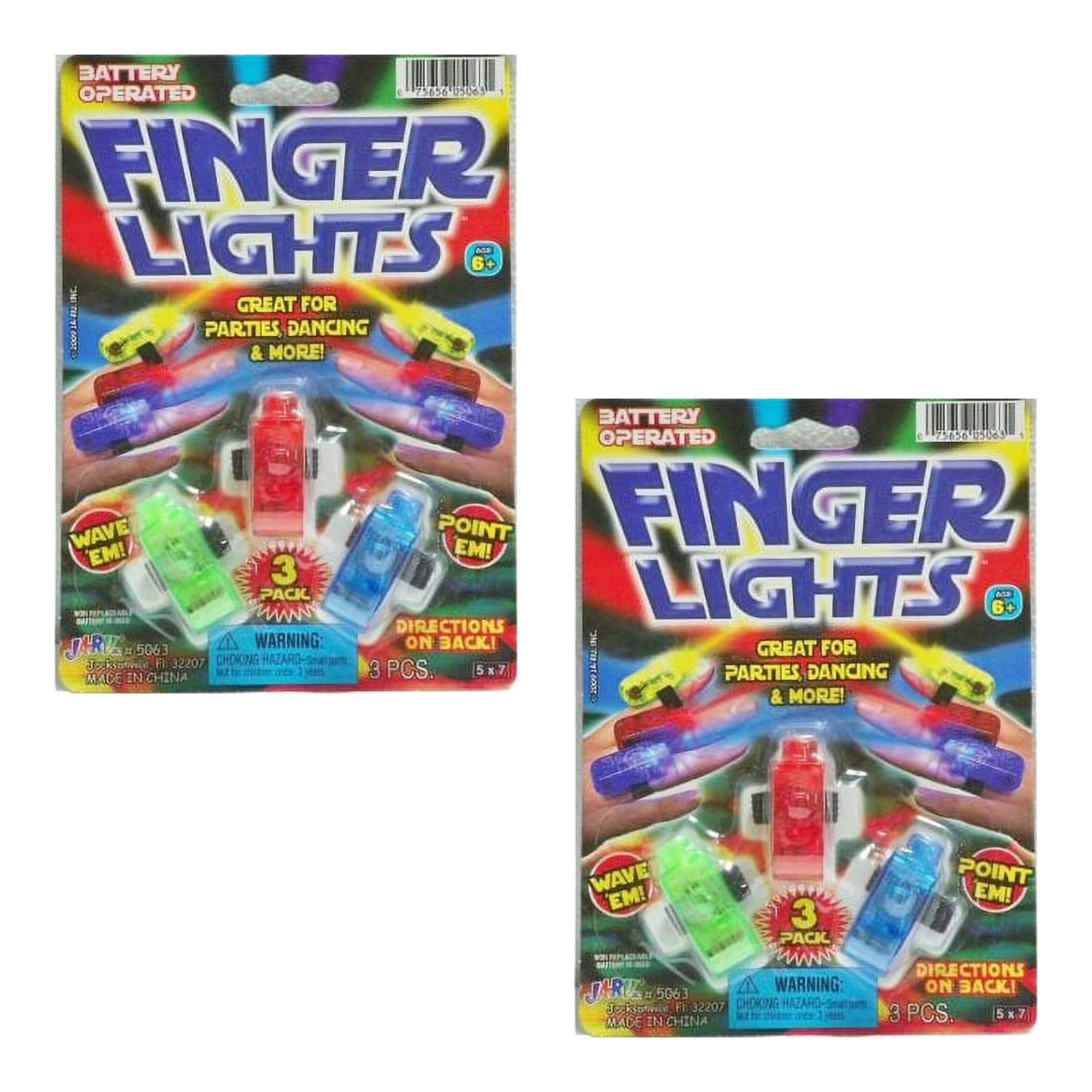 ( 2 Pack ) Light Up Finger Lights - Walmart.com