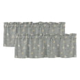 2 Pack Light Yellow Ducks Valance for Window Rustic Nursery Floral ...
