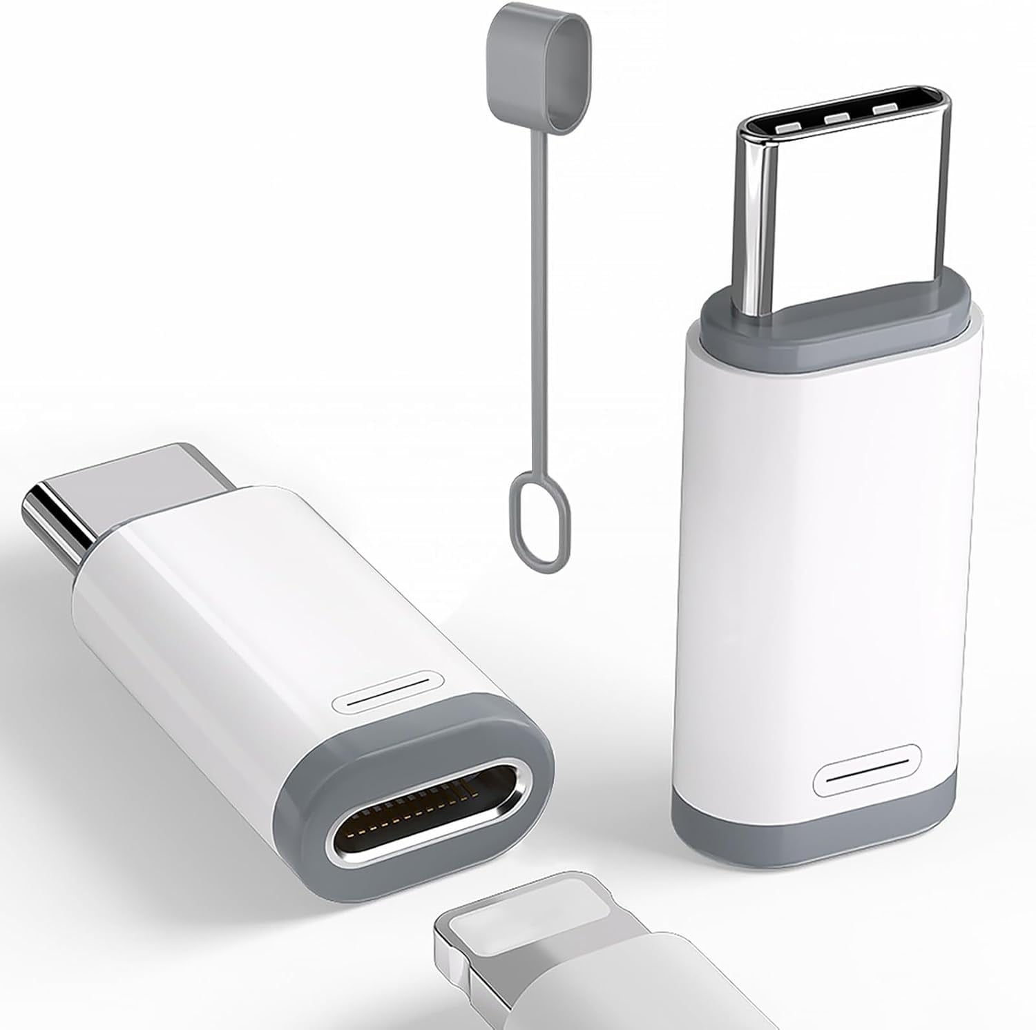 2 Pack Lightning To Usb C Adapter For Iphone 15/16/16 Pro Max/Plus,Samsung S24,Support Charging ...