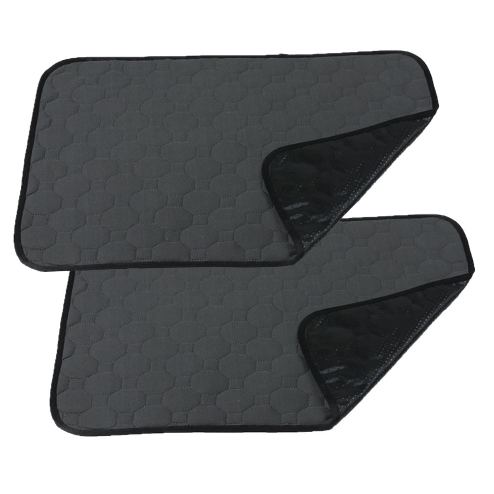 2-Pack Lightweight Grey Dog Training Pads, Waterproof & Washable ...